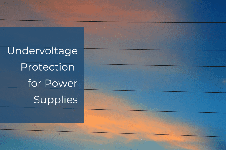 Undervoltage Protection for Medical Devices | RAM Technologies